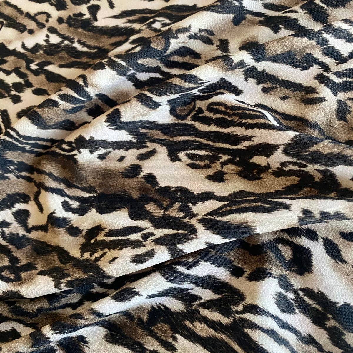 Ocelot / Leopard Animal Print Nylon Lycra Swim Fabric - 1m – CSF ONLINE
